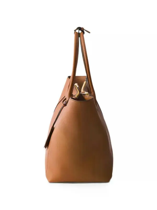 Prada Large Leather Tote Bag