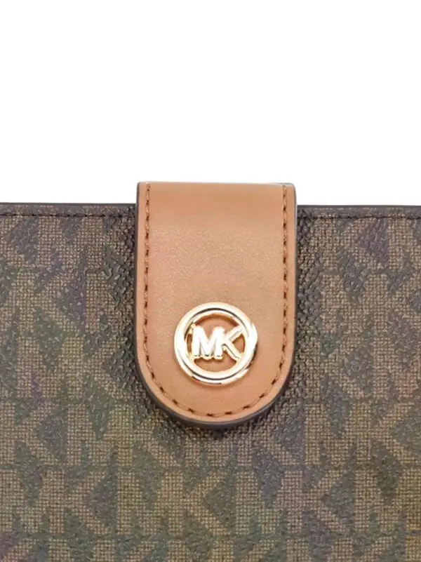 Michael Kors Medium Monogram-print Logo-plaque Wallet