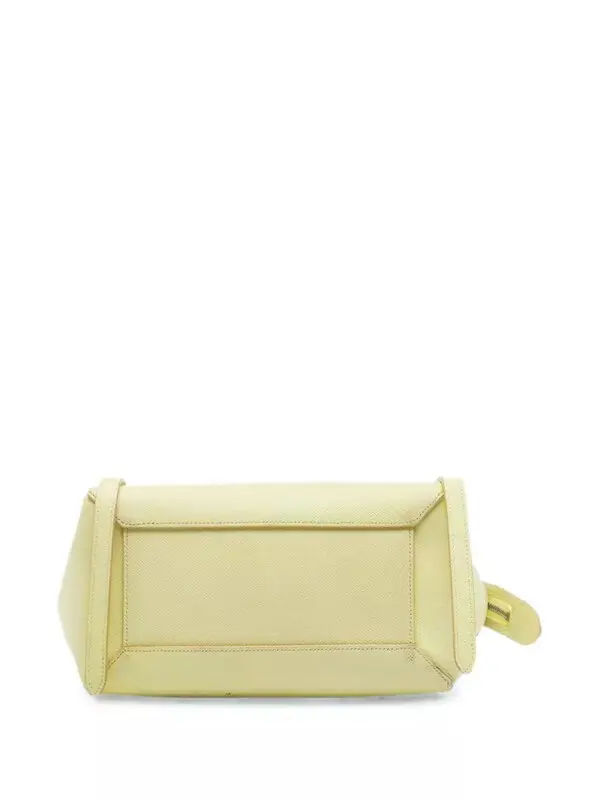 Celine Micro Grained Calfskin Belt Bag Satchel - Yellow