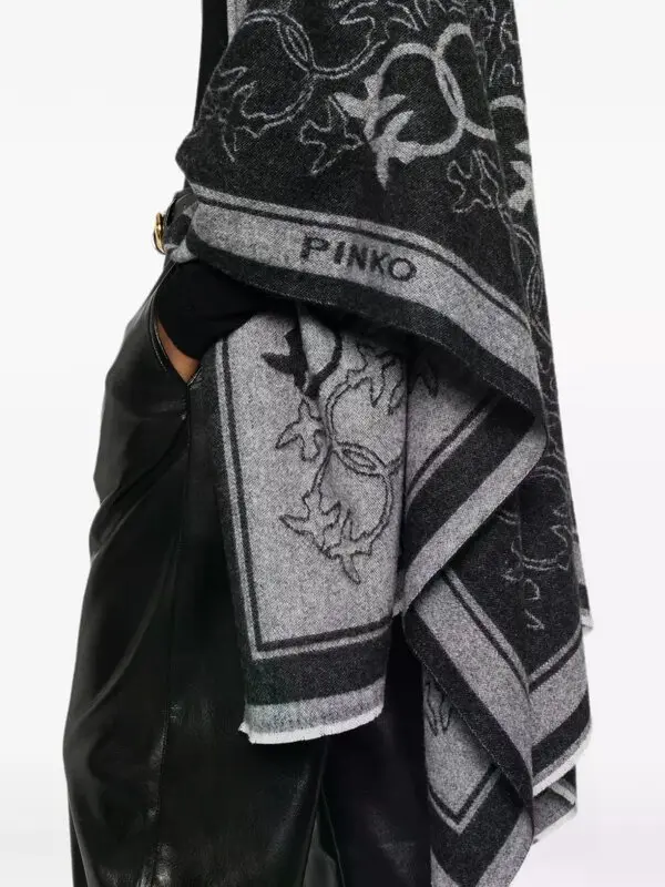 Pinko Croazia Monogram-pattern Cape