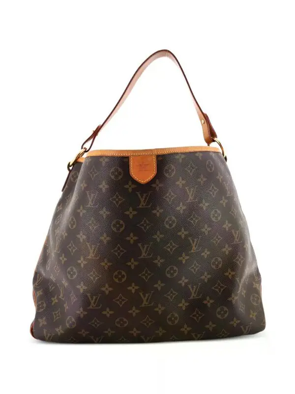 LOUIS VUITTON Monogram Canvas Mm Hobo Bag - Brown