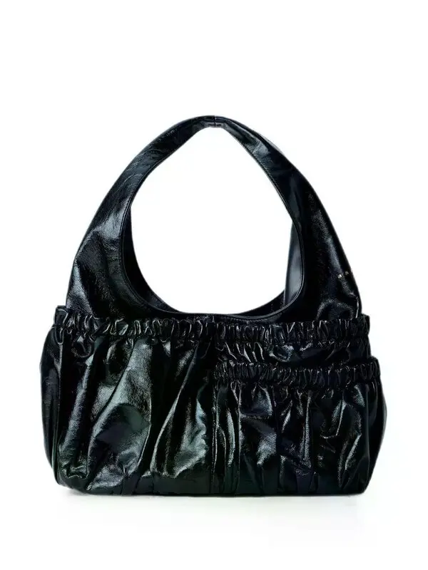 Marni Gathered Leather Tote Bag