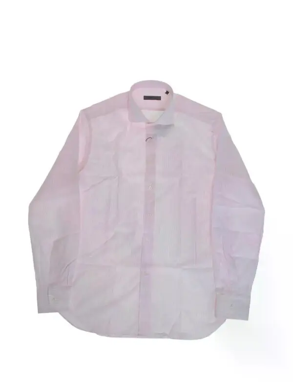 Corneliani Striped French-collar Shirt