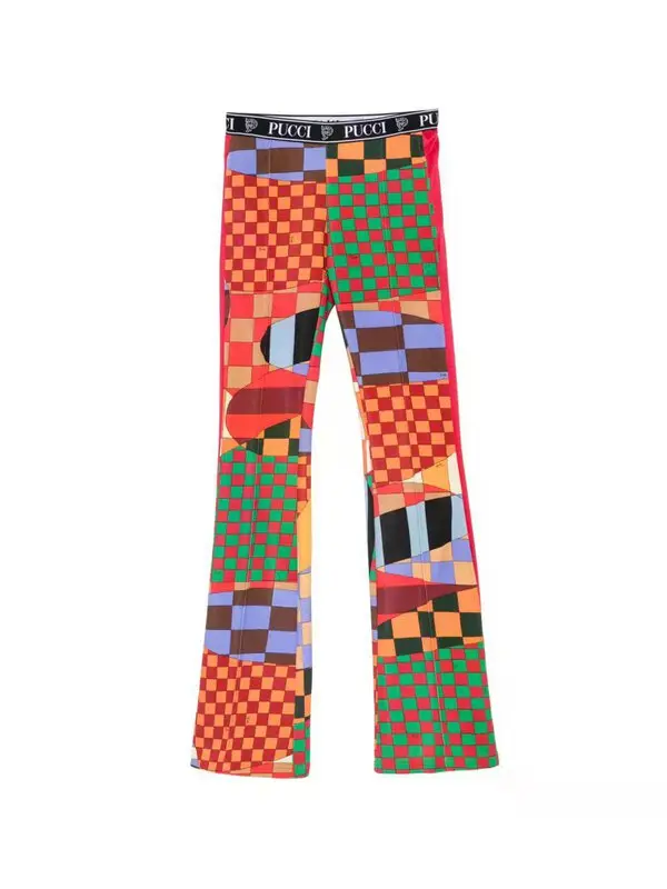 Emilio Pucci Geometric Print Trousers