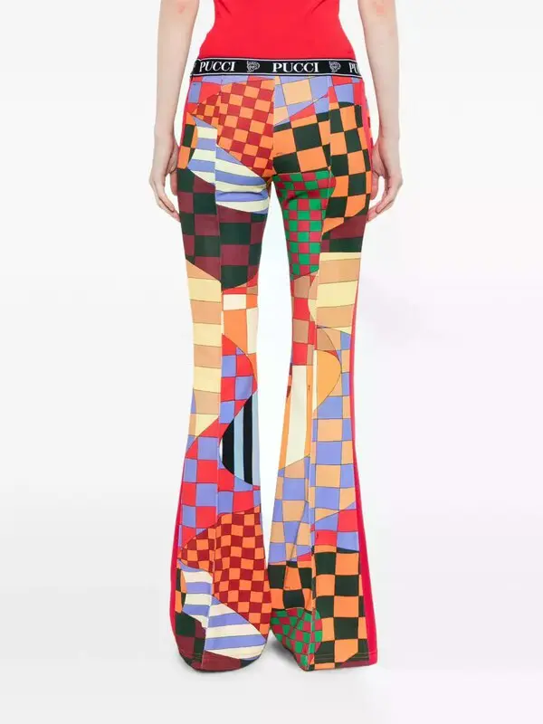 Emilio Pucci Geometric Print Trousers