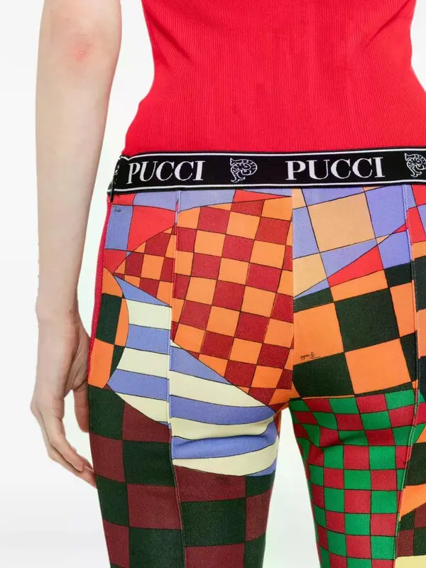 Emilio Pucci Geometric Print Trousers