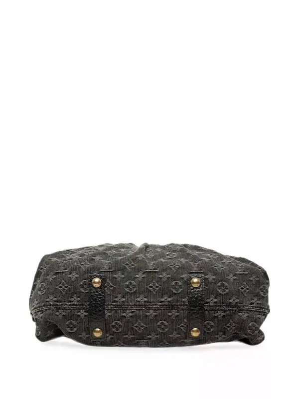 LOUIS VUITTON Monogram Denim Neo Cabby Mm Satchel