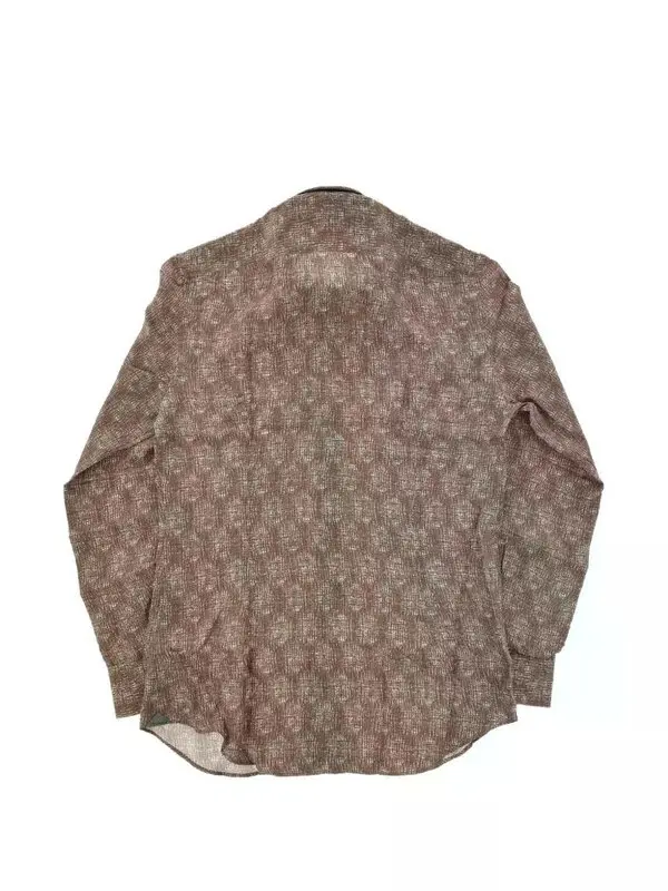 Corneliani French-collar Silk Shirt