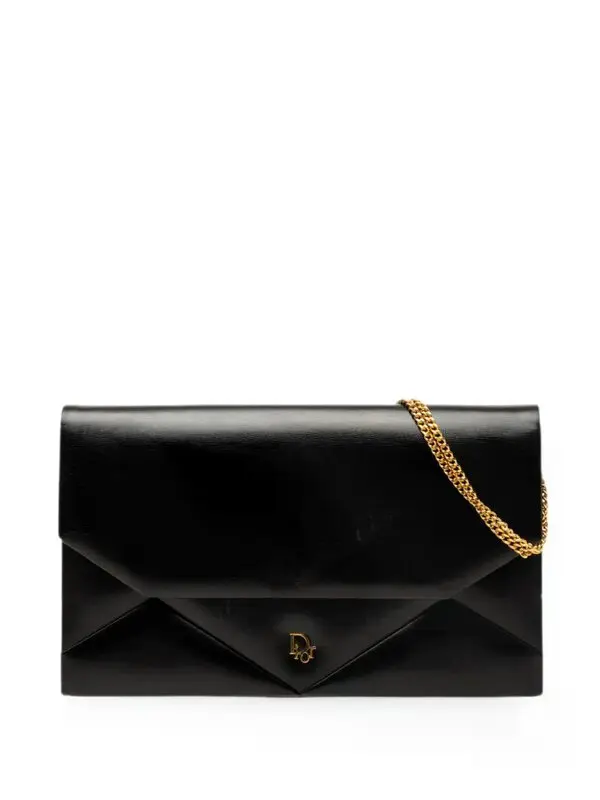 Dior 20th Century Smooth Calfskin Chain Shoulder Bag - Black