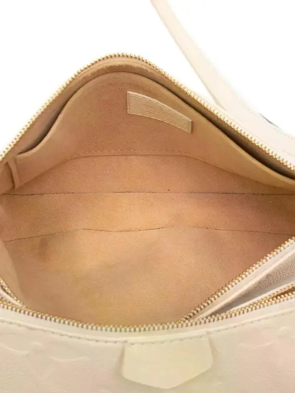 LOUIS VUITTON 2021 Monogram Giant Empreinte Multi Pochette Accessoires Satchel - White