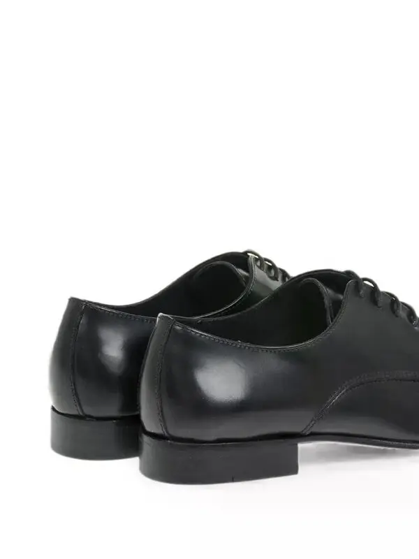 Corneliani Brushed Leather Derby Shoes