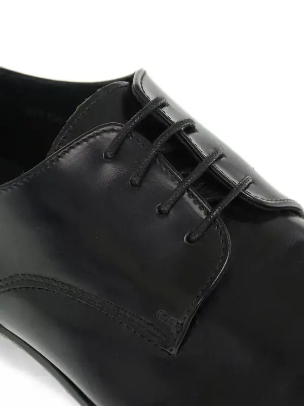 Corneliani Brushed Leather Derby Shoes