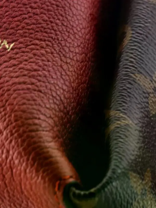 LOUIS VUITTON Monogram Canvas Leather Shoulder Bag - Red