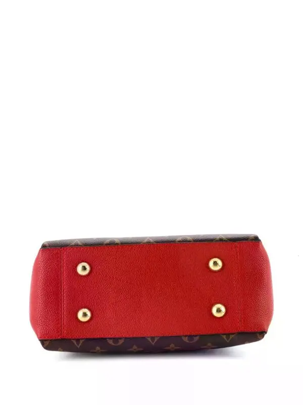 LOUIS VUITTON Monogram Canvas Leather Shoulder Bag - Red