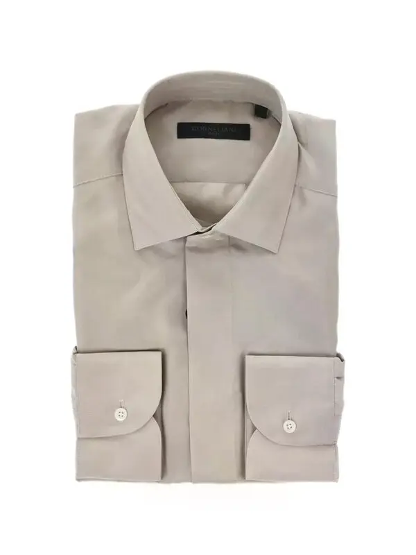 Corneliani Silk Concealed-placket Shirt