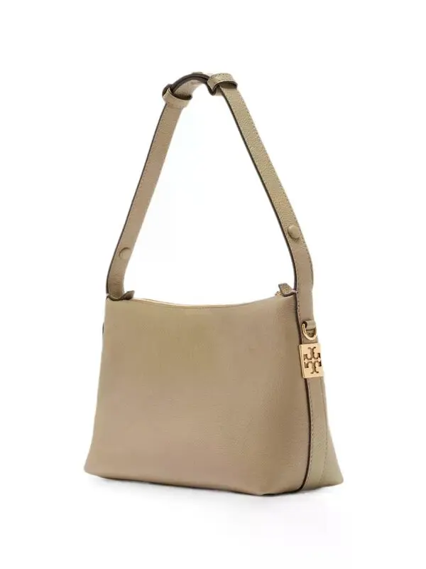 Tory Burch Small Mellow Logo-plaque Pebbled Shoulder Bag