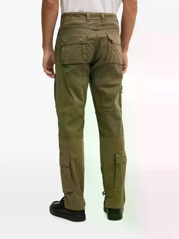AERONAUTICA MILITARE Cargo Pants With Paneled Design And Logo Patches