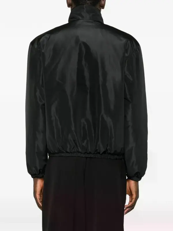 Saint Laurent Logo-embroidered Zip-up Jacket