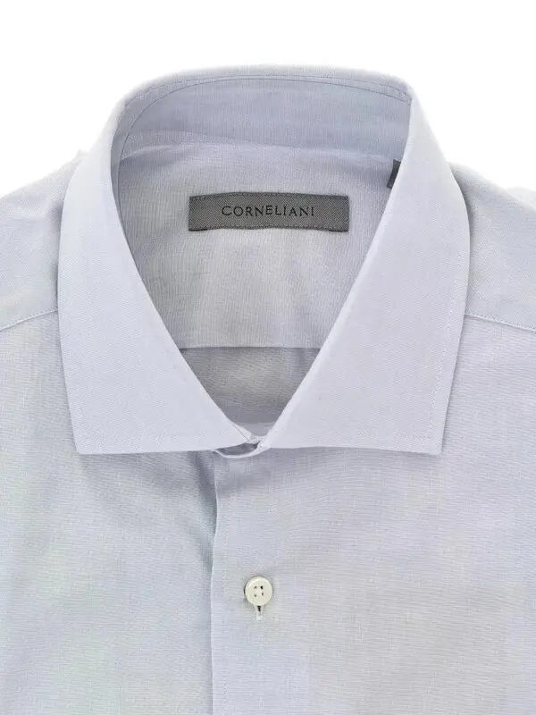 Corneliani Cotton Poplin French-collar Shirt