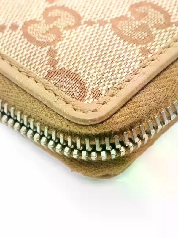 Gucci 2010s Gg Supreme Zip-around Wallet