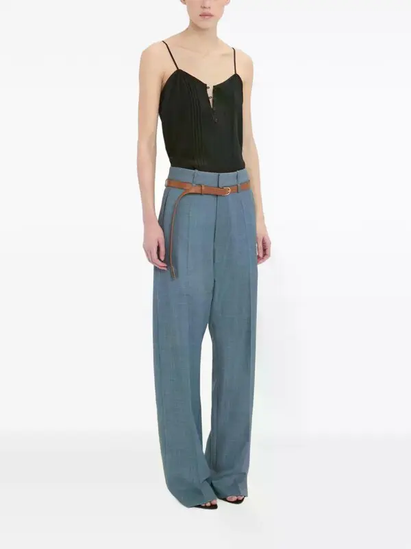 Victoria Beckham Wool Tailored Trousers