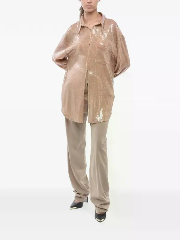 Giuseppe Di Morabito Sequin Embellished Shirt - Neutrals