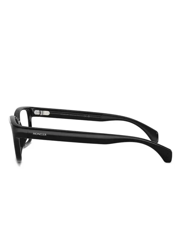 Moncler Rectangle Acetate Frames - Black