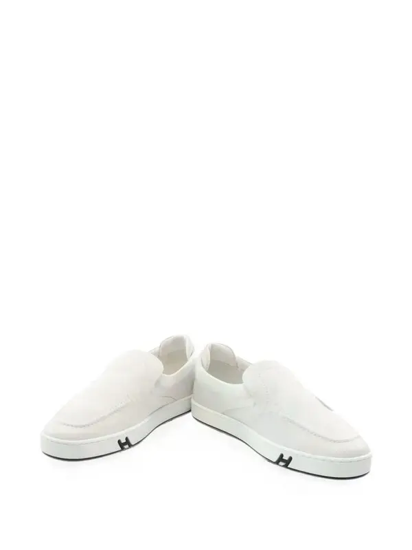 Hermès Leather Slip-on Sneakers