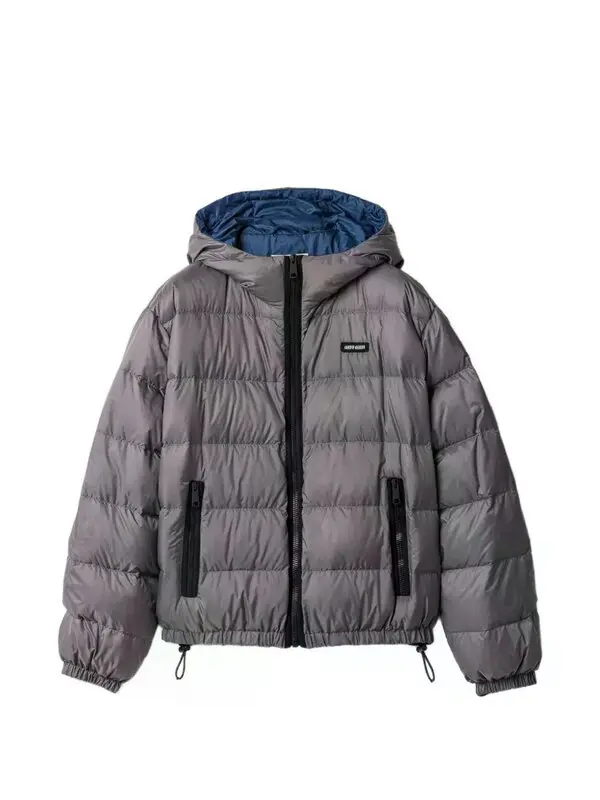Miu Miu Light Pongé Down Hooded Jacket