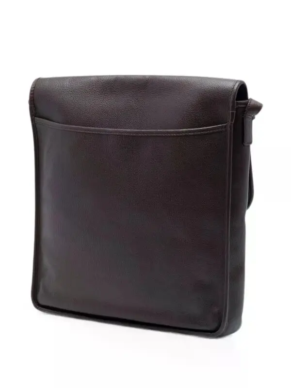 Loewe 2011 Leather Anagram Flap Crossbody Bag