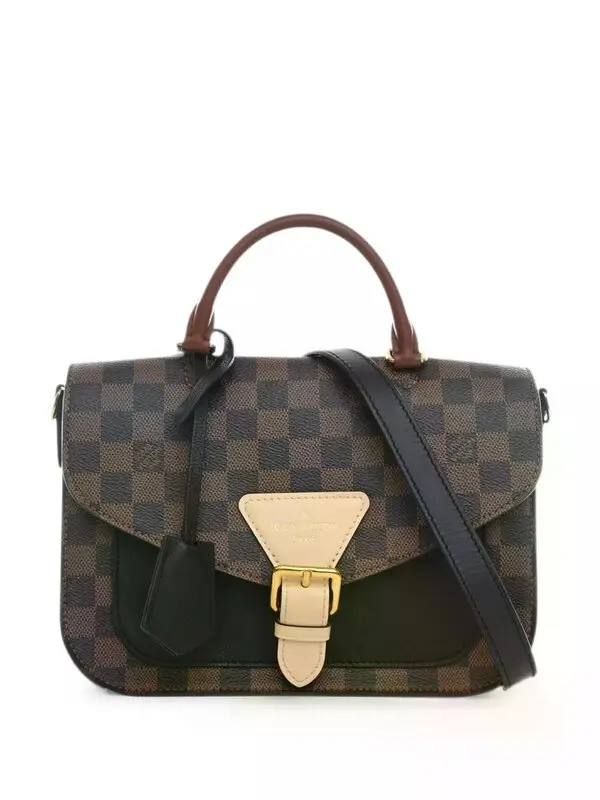 LOUIS VUITTON 2020 Damier Ebene Beaumarchais Satchel