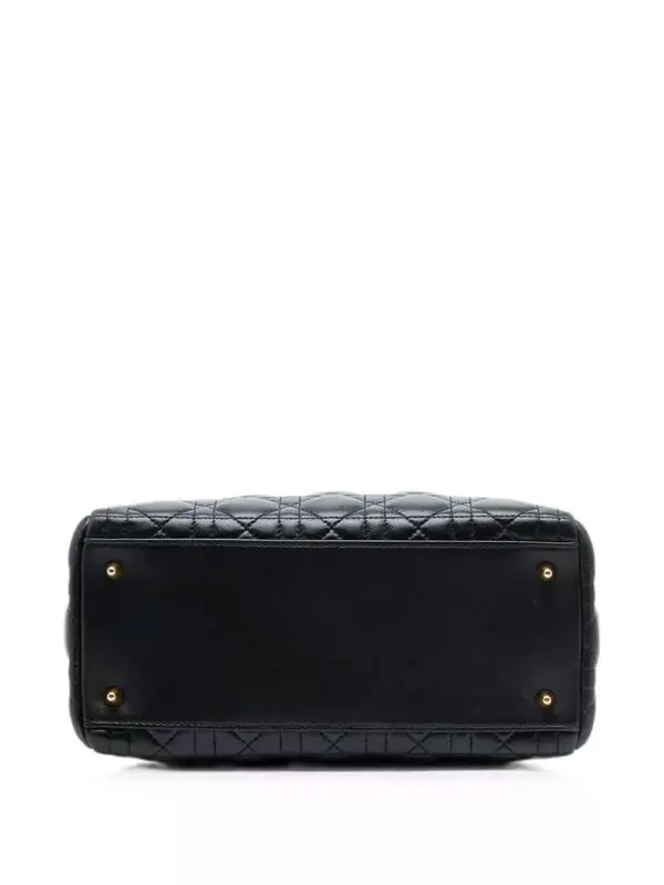 Dior 2011 Medium Lambskin Cannage Lady Satchel