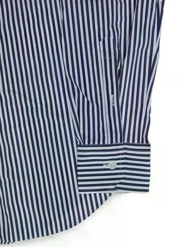 Corneliani Striped Stretch-fabric Shirt
