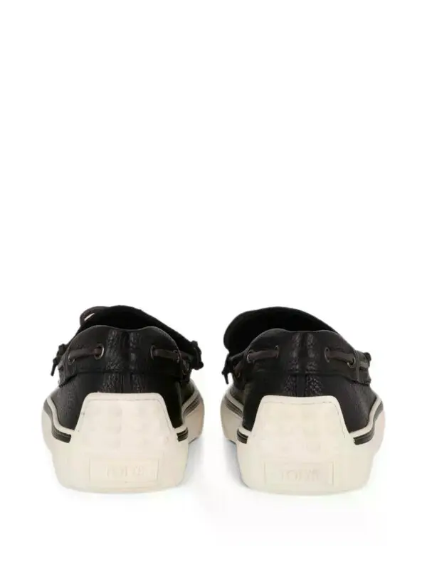 TOD'S Whipstitch-detail Leather Loafers