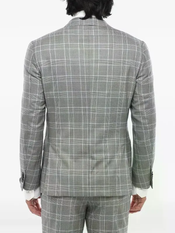 Corneliani Academy District-check Suit