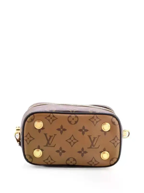 LOUIS VUITTON Vanity Handbag Reverse Monogram Canvas Pm Satchel