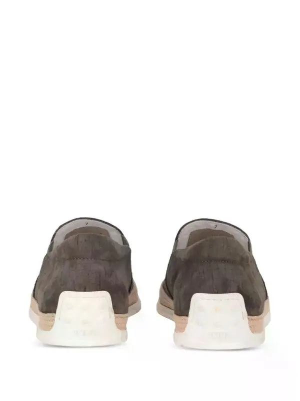 TOD'S Braided Trim Gommino Loafers