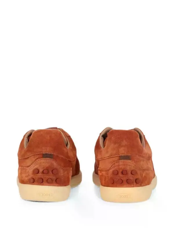 TOD'S Tabs Logo-embossed Suede Sneakers