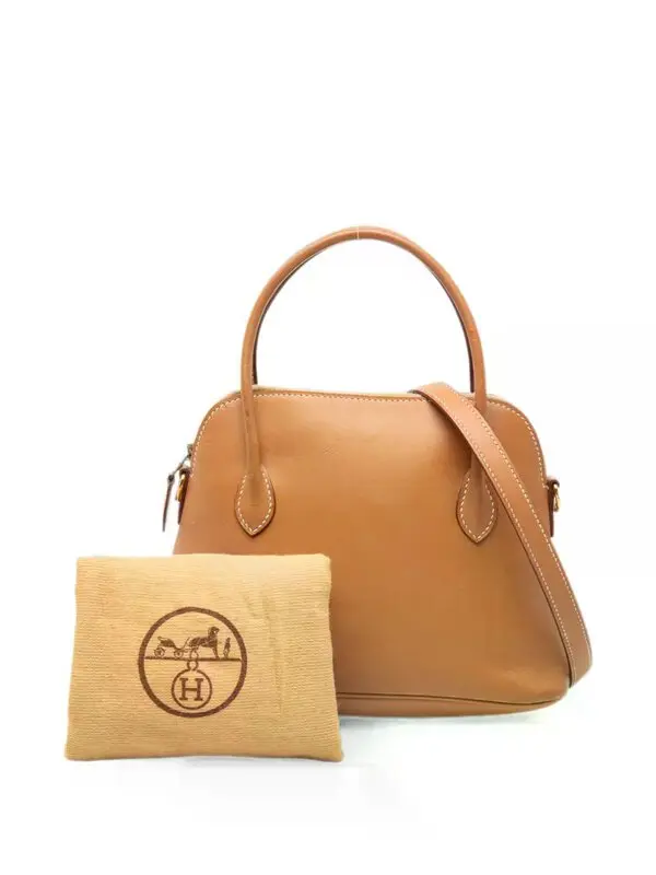 Hermès 1991 Mini Box Calf Bolide Satchel