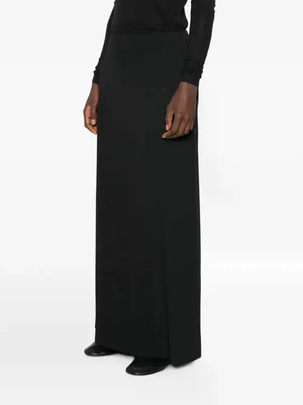 JIL SANDER Maxi Skirt With Pleated Insert