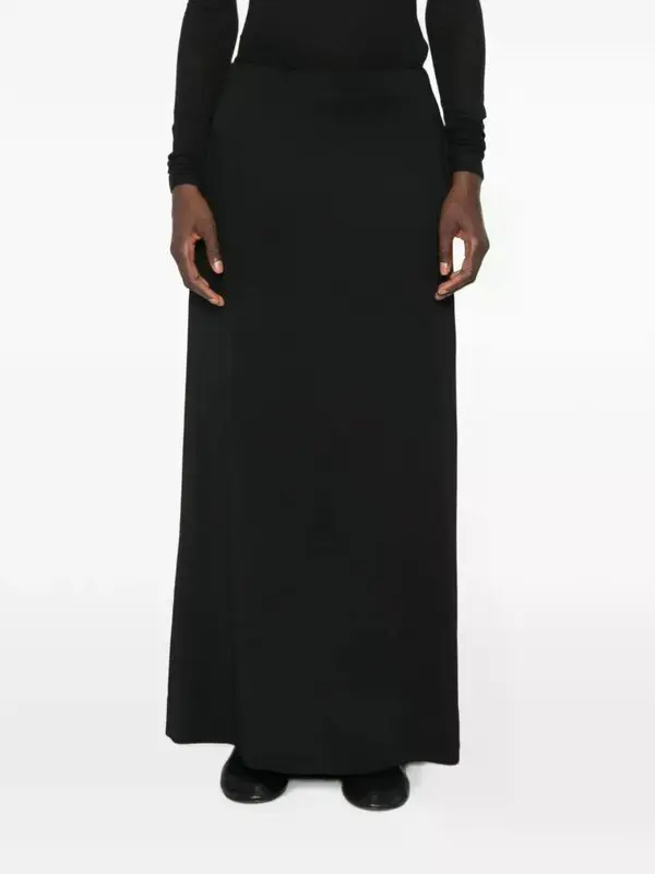 JIL SANDER Maxi Skirt With Pleated Insert