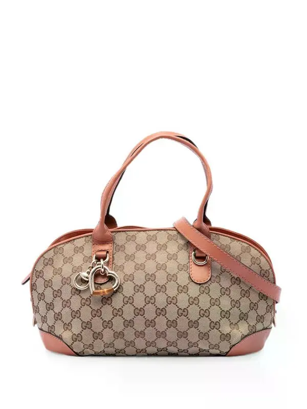 Gucci 2016-2026 Gg Canvas Heart Bit Satchel