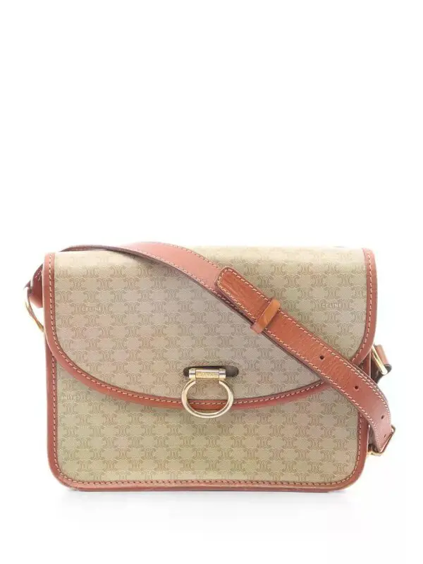Celine 2000s Triomphe Shoulder Bag