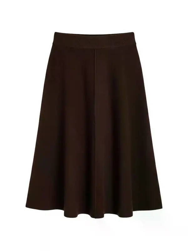 Chinti & Parker Seam-detail A-line Midi Skirt