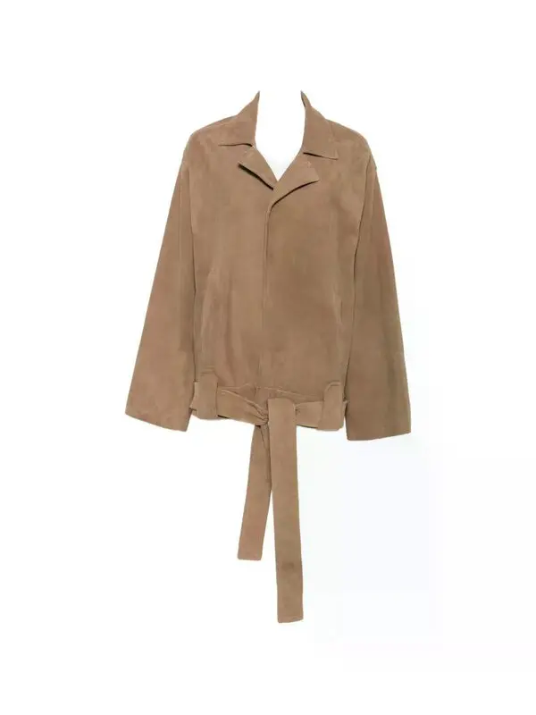 Khaite Belted Notch-lapels Jacket
