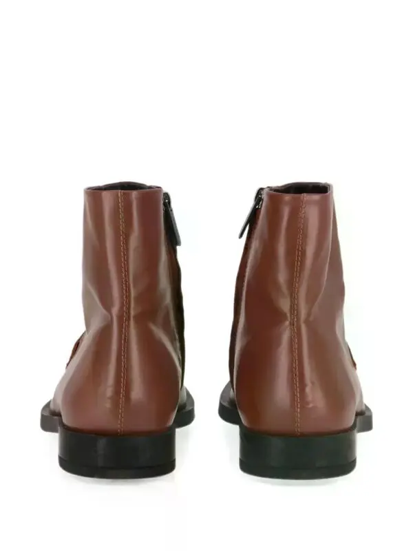 TOD'S Leather Penny Ankle Boots