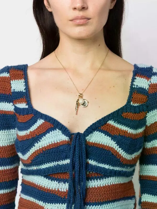 Tory Burch Statement-pendant Chain Necklace