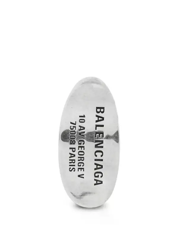Balenciaga Everyday Stud Earrings In Antique