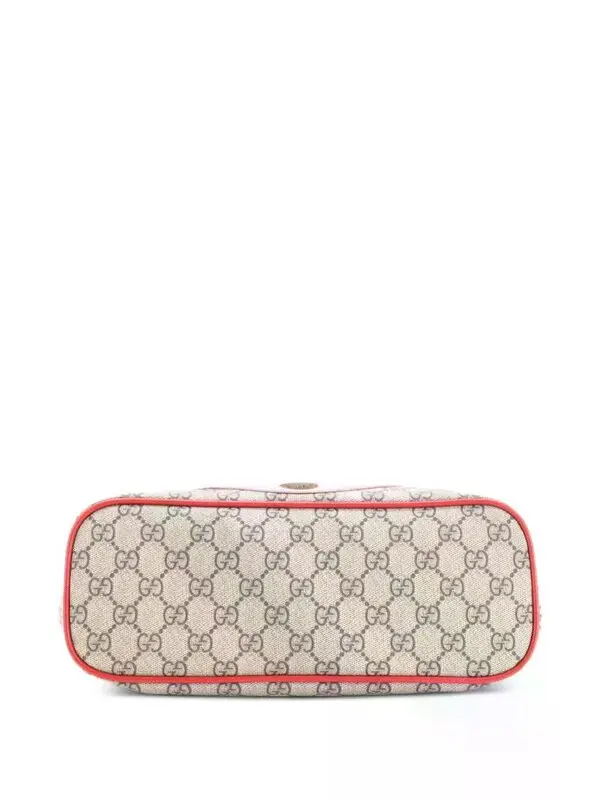 Gucci Soft Gg Coated Canvas Tote Bag With Applique