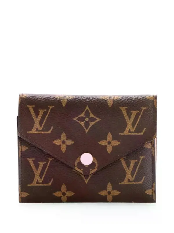 LOUIS VUITTON Victorine Wallet Monogram Canvas Small Wallets